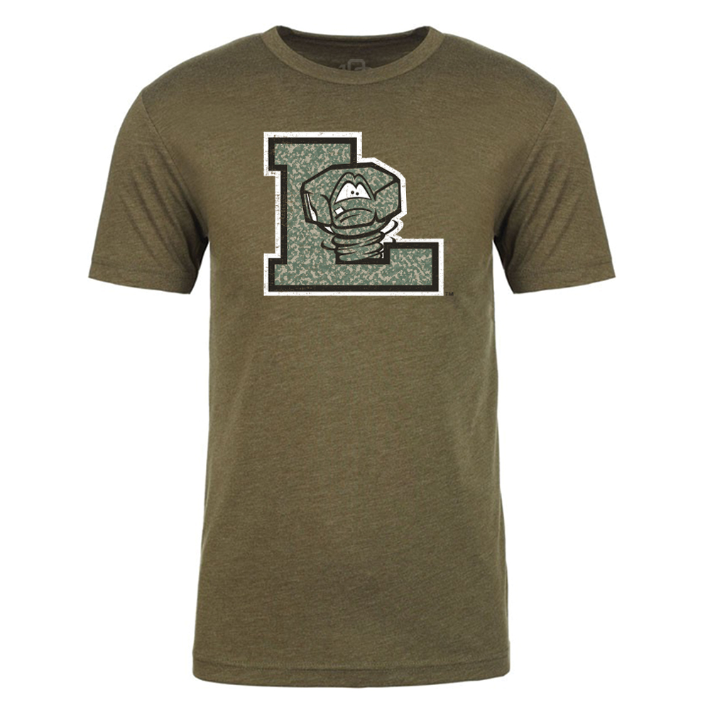 Lansing Lugnuts 108 Stitches Camo Block L T-shirt – Lansing Lugnuts ...