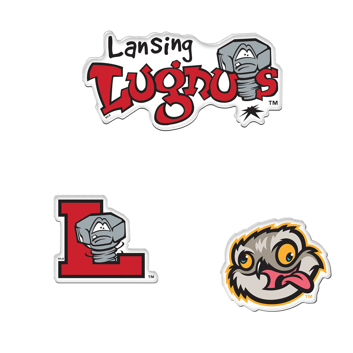 Lansing Lugnuts Precision-Cut Magnet Set – Lansing Lugnuts Official Store