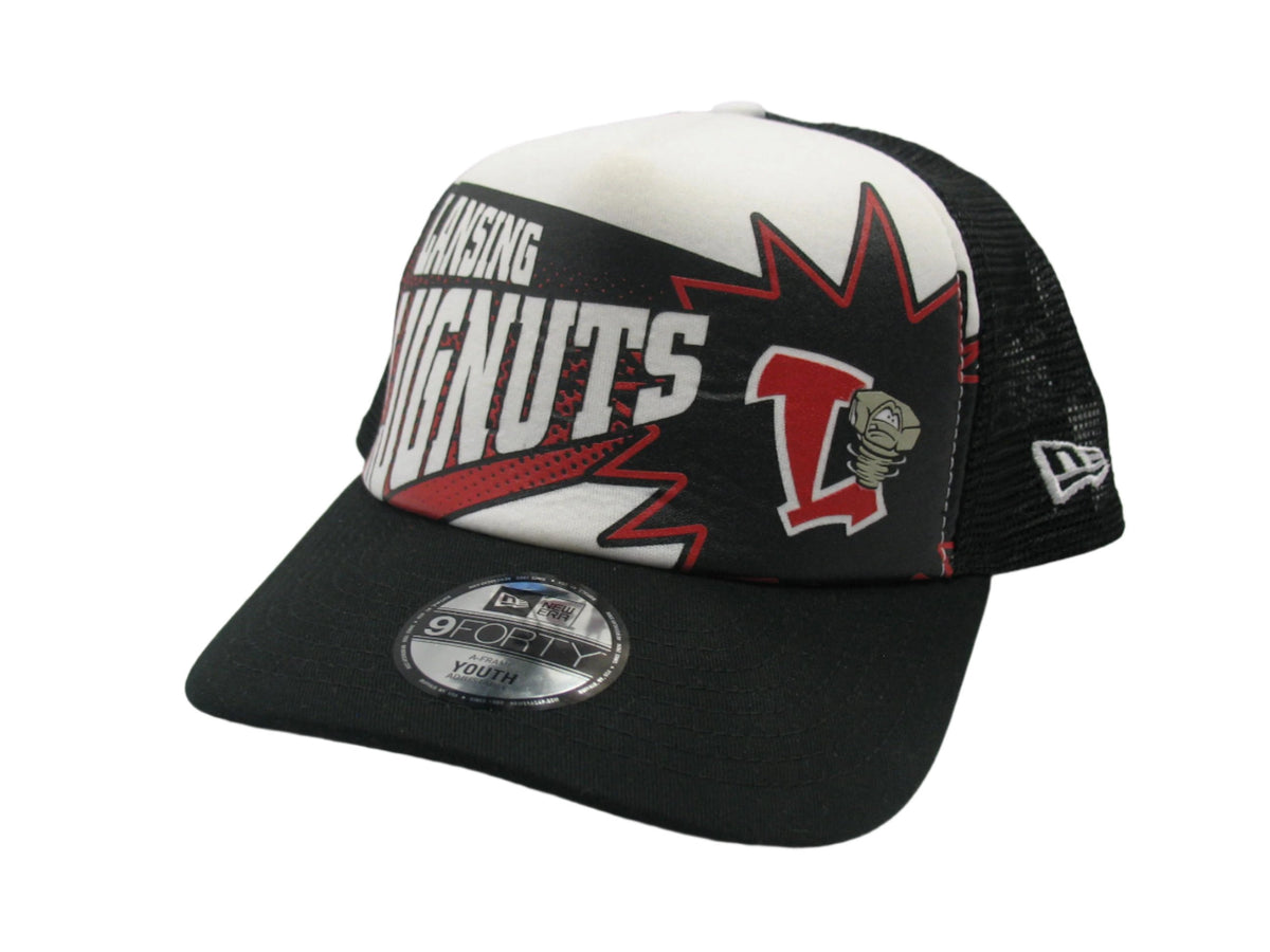 Lansing Lugnuts Youth New Era Trucker Foam/Mesh Hat – Lansing Lugnuts ...