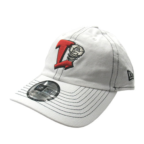 Lansing Lugnuts New Era Casual Classic White Adjustable Hat – Lansing ...