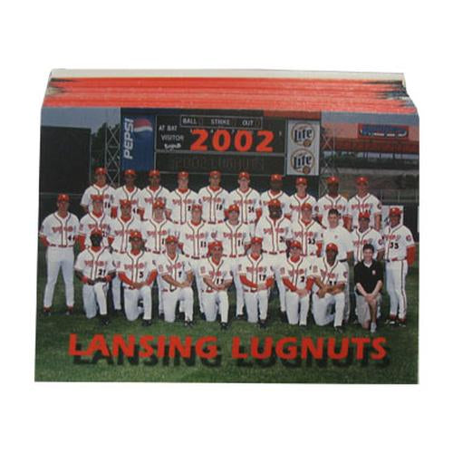 Lansing Lugnuts 2002 Team Baseball Card Set – Lansing Lugnuts Official ...